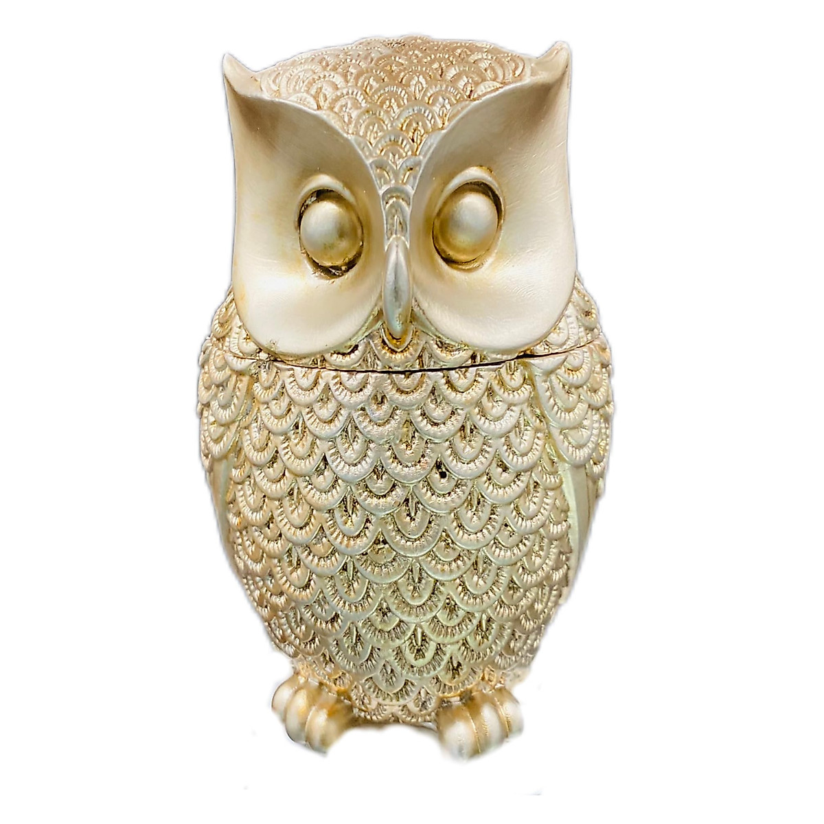 Aobaks Tabletop Fire Pit, Tabletop Fireplace, Gold Owl Shape Table Top Fire Pit Bowl, Personal Fire Pit Indoor Fire Pit for Indoor and Outdoor Use.