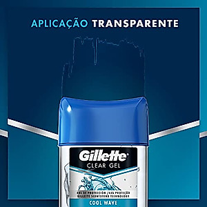 Gillette Anti-Perspirant Deodorant Clear Gel, Cool Wave, 3.8 Ounce