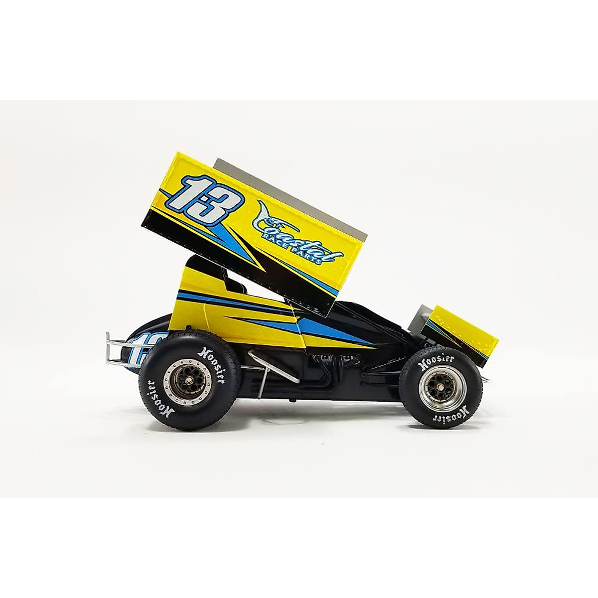 ModelToyCars 2022 Winged Sprint Car, #13 Justin Peck - Acme A1822007-1/18 Scale Diecast Car