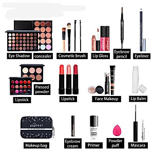 Makeup Kit All In One Makeup Kit,Multipurpose Makeup Set Full Makeup Essential Starter Kit for Beginners or Pros Makeup Gift Set for Women Full Kit (03-24Pcs makeup)