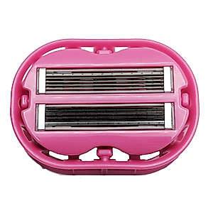 Classic Omnishaver - Pink - The Fastest Way to Shave Head, Legs, Arms, Body | An Alternative to Disposable Shaving Razors Self Cleans & Strops During Use with Durable Blade, Bald Head Shaver for Women