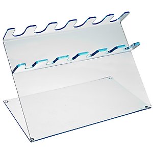 Heathrow Scientific HD20613C Blue Fluorescent Acrylic 6 Place Pipettor Station