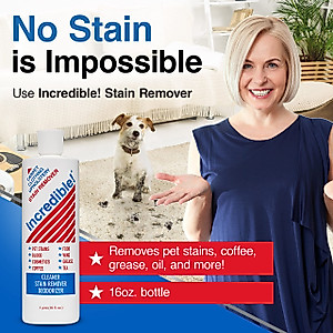 Stain Remover For Clothes, Laundry, Carpets, Mattress & Upholstery, 16.oz (Pack of 3)