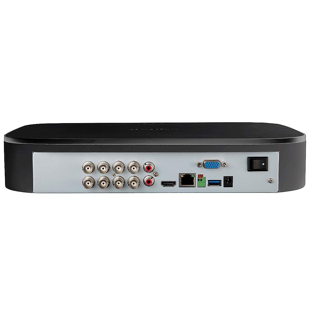 Lorex D841A81B 8 Channel 4K Ultra HD 1TB Hard Drive Security System DVR with Advanced Motion Detection Technology and Smart Home Voice Control, Black