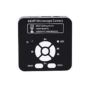 HAYEAR 41MP TV HDMI High Definition Video Microscope USB C-Mount Industrial Camera for Soldering Repair Lab Inspection 100-240V Power Plug