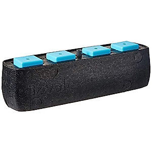 Tovolo King Cube Ice Mold System, Crystal Clear Seamless 2 Inch Cubes for Whiskey Cocktails & More - Set of 4 Molds