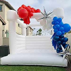 Royal Blue Balloons 100pcs Blue Balloon Garland Arch Kit 5/10/12/18 In Different Sizes Blue Matte Latex Balloon for Baby Shower Birthday Party Wedding Graduation Gender Reveal 4th of July Decorations