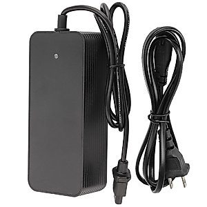 RidTianTek 53.5V 2A Charger for NIU KQi Air/KQi3/KQi3 Pro/KQi3 Max/KQi3 Sport/KQi2/KQi2 Pro, 46.8V Battery Charger for NIU Electric Scooter Accessories, Scooter Battery Power Adapter Fast Charger