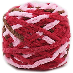 Purple Yellow Blue Mixed Color 100g/1ball Yarn Soft Cotton Hand Knitted Yarn coarse Woven coarse Crochet