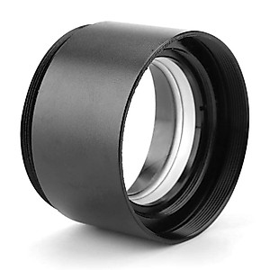 0.5X Auxiliary Objective Lens,Stereo Microscope Objective Lens,Microscope Objective Lens for Industry Video Microscope,48mm Mounting 0.5X Objective Lens,Double The Magnification