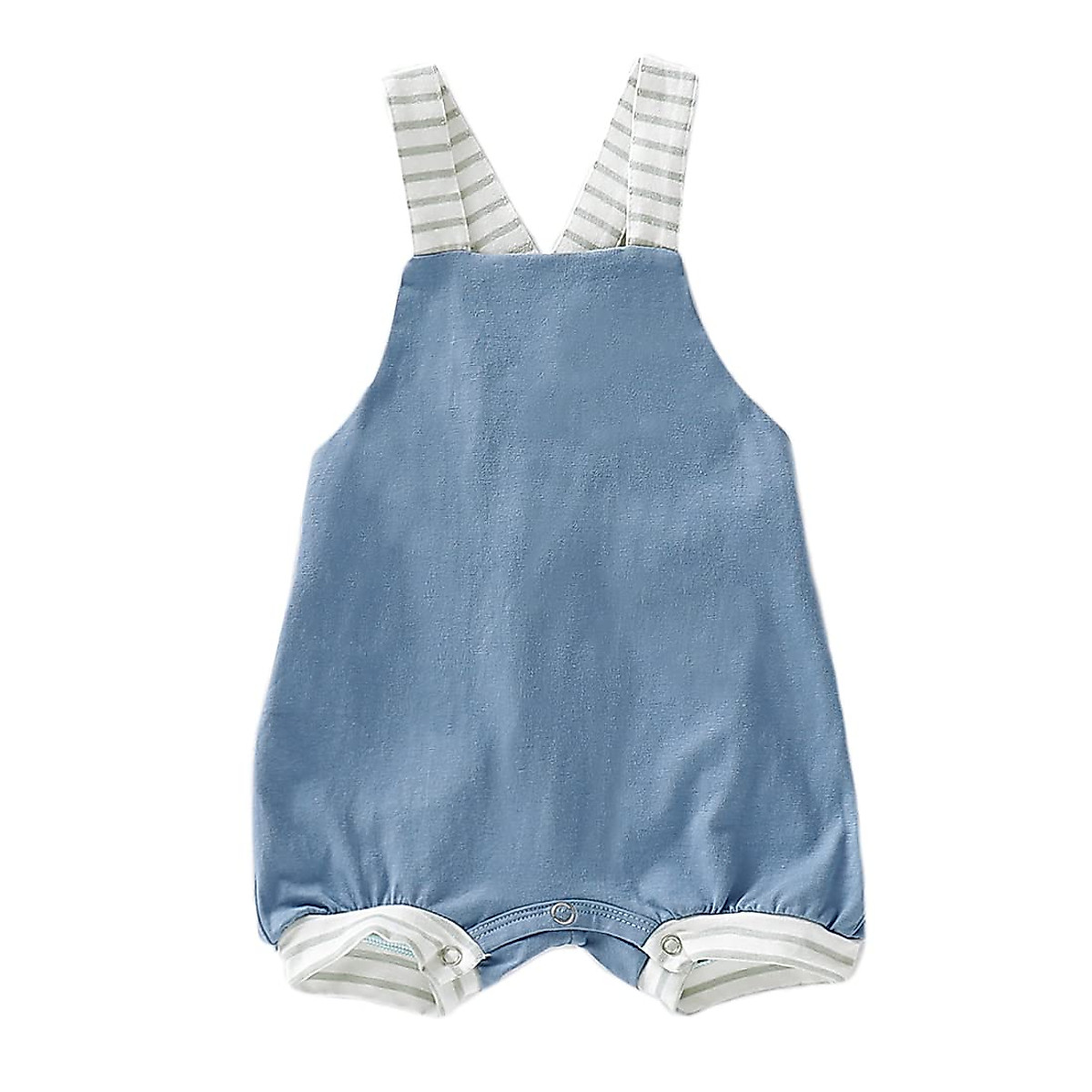 Newborn Boy Clothes White Stripes Boys Overalls One-Piece 12 Month Boy Clothes Simplee Kids