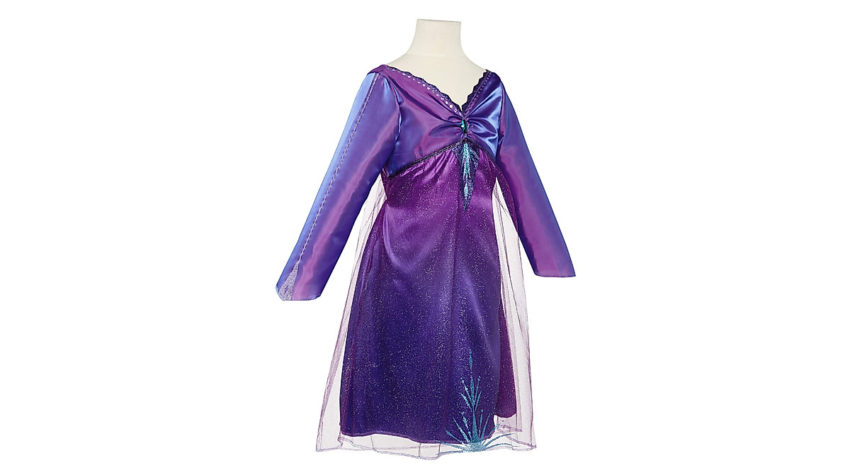 Disney Frozen Elsa Purple Role-Play Dress for Kids 4-6x