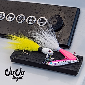 Juju Fishing Magnet | Oversized Magnet for Fishing Magnetic Tackle Storage, Lures, Pliers, Gun Holder | Used on Boats, Filet Table, Trucks