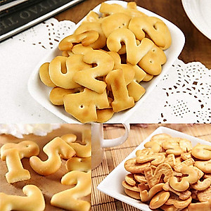 12Pcs/Set 3 Inch Number & Plaque Frame Cookie Cutters Set Large Numbers Stainless Steel Fondant Biscuit Cutter Tools for Kitchen Baking