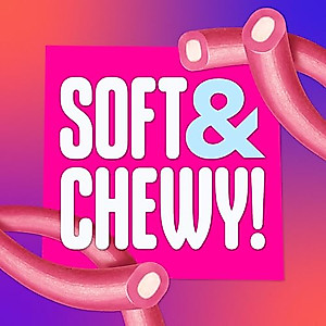 SweeTARTS Ropes, Candy, Tangy Strawberry, Soft and Chewy, Back to School Sweet Treat, 3.5 oz, 12 ct