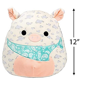Squishmallow 12" Rosie The Pig - Officially Licensed Kellytoy Plush - Collectible Soft & Squishy Piggy Stuffed Animal Toy - Add to Your Squad - Gift for Kids, Girls & Boys - 12 Inch