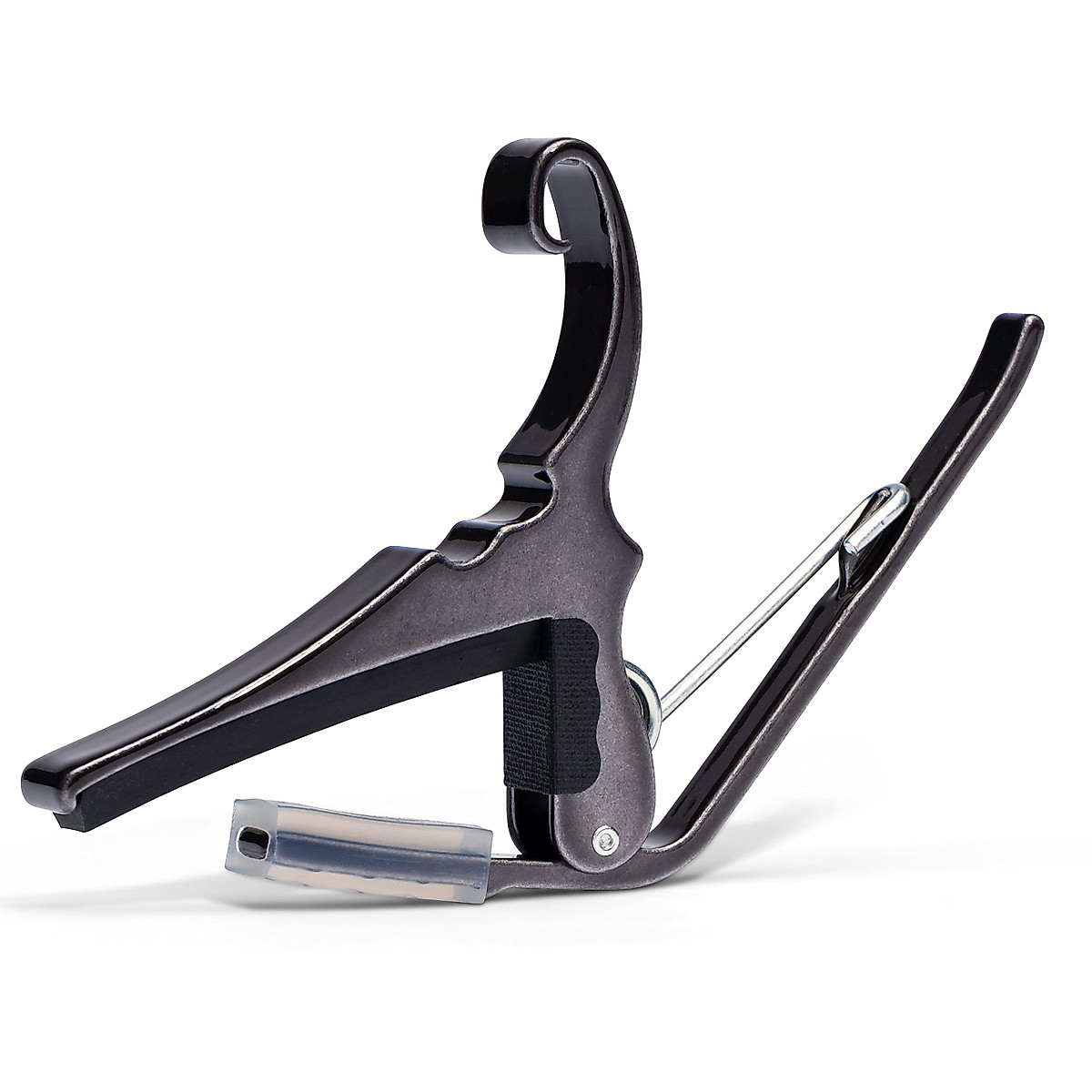 Kyser Quick-Change Guitar Capo for 6-string acoustic guitars, Black Chrome, KG6BCA