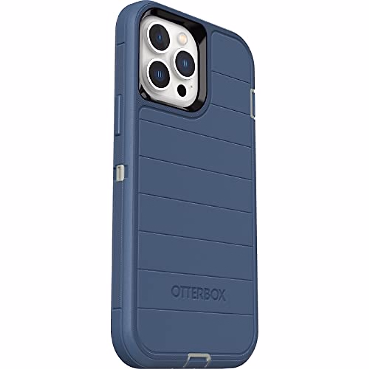 OtterBox Defender Series Screenless Edition Case for iPhone 13 Pro Max & iPhone 12 Pro Max (Only) - Case Only - Microbial Defense Protection - Non-Retail Packaging - Fort Blue