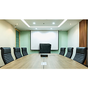 AdirOffice Protective Cover for Podiums, Lecterns and Pulpit Water-Resistant PVC-Coated Polyester Cover for Standard Size Podium Stand, Teacher Easel, Standing Desk Shelf (Black) (Pouch Included)