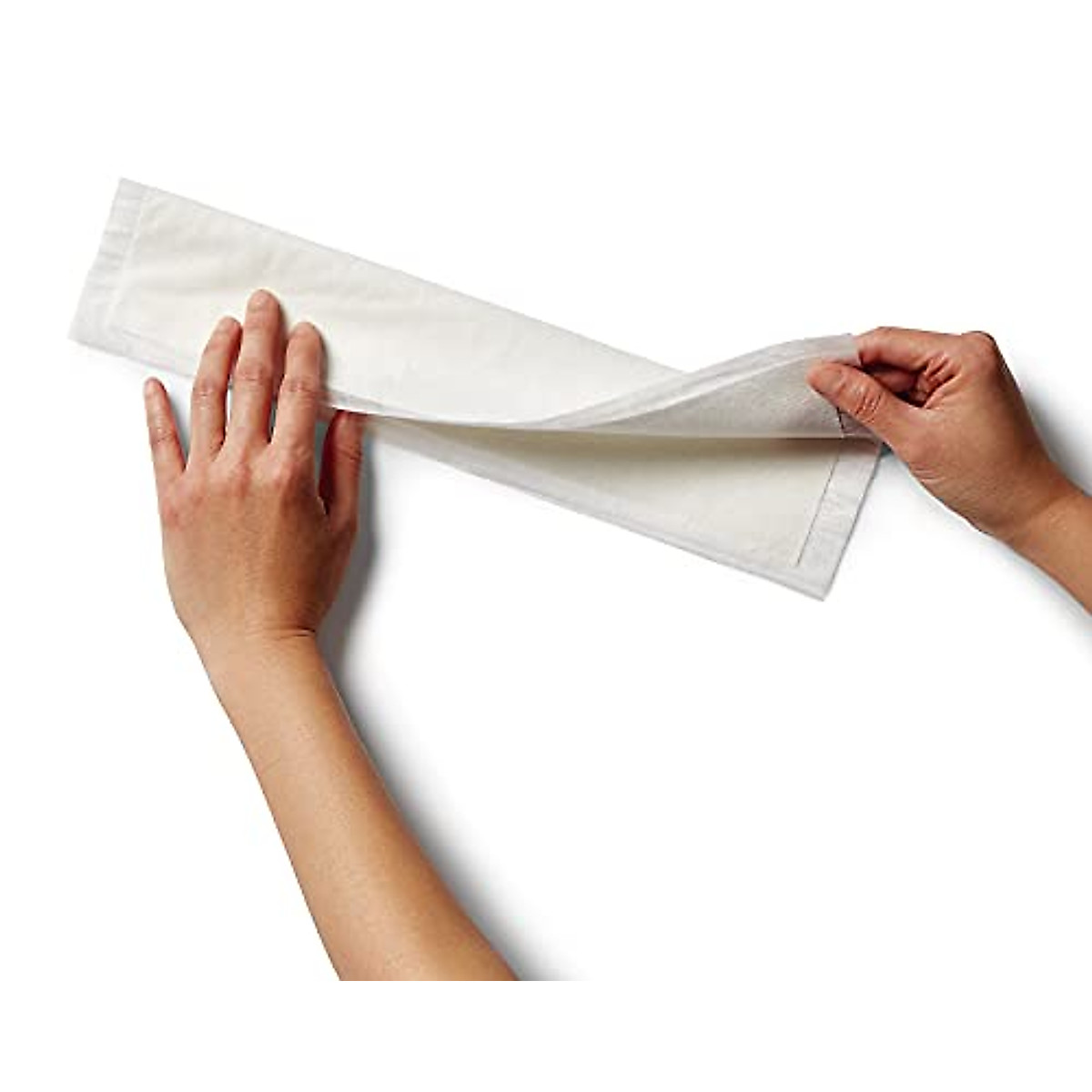 Medline Skinfold Dry Sheet, Skin Moisture Management, Soft, Non-Chafing, Pre-Cut & Ready to Use, 6" x 14" (10 Count)