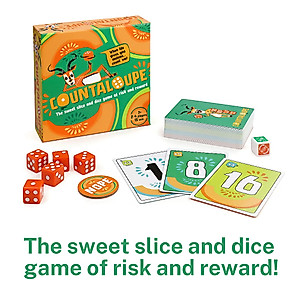 Bananagrams Countaloupe: Slice and Dice STEM Game for Kids Age 7+