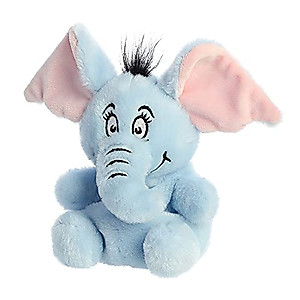 Aurora® Whimsical Dr. Seuss™ Palm Pals™ Horton Stuffed Animal - Magical Storytelling - Officially Licensed - Blue 5 Inches