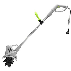 Earthwise TC70025 7.5-Inch 2.5-Amp Corded Electric Tiller/Cultivator, 7.5-Inch, 2.5-Amp Corded, Grey