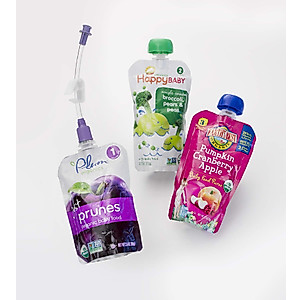 Bolink Small Cap Enfit Tube Feeding 10-Pack - Connects Puree Food Pouches with a spout to Feeding Tubes. Tube Feeding Supplies with Enfit.