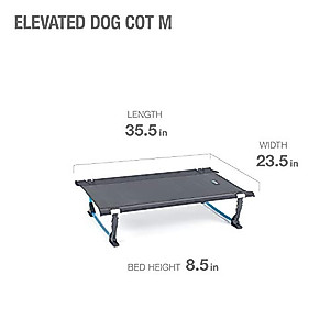 Helinox Elevated Dog Cot Portable Dog Bed for Travel or Camping, Medium (35.5 x 23.5)
