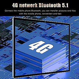 Yoidesu 10.1in Tablet for Android 10, 8GB RAM 256GB ROM 128G Expandable Octa Core CPU Gaming Tablet, Dual SIM 1080x1920 IPS Screen 5G WiFi 4G Net HD Phone Call Tablet, BT GPS 20MP 8800mah