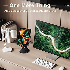 QinCoon Controller and Headset Holder, Aluminum and Wood Gaming Controller & Headphone Stand for PS5 PS4 Xbox One Nintendo Switch, Universal Desk Game Accessories