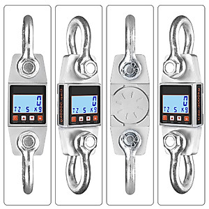 Hyindoor Digital Hanging Scale 3000kg/6000lb Industrial Heavy Duty Smart High Accuracy Electronic Crane Scale
