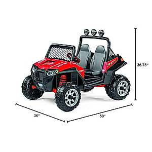 Peg Perego Polaris RZR 900 Ride On, 12V - Red (Model #IGOD0066)