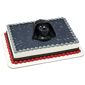 DecoSet® STAR WARS™ Darth Vader™ Cake Topper, 1-Piece, Use with Cake Decorations to Create Galactic Cakes, Black