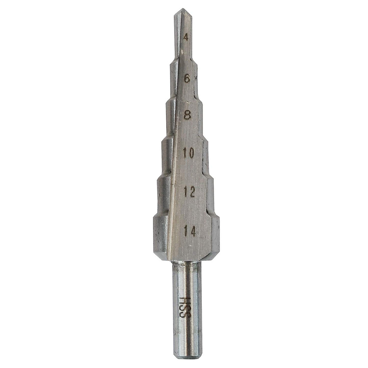 Faithfull FAISD412 HSS Cone Step Drills 4-14mm x 2mm