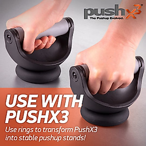 PushX3, Workout Equipment, Fitness Equipment, Pushup Handles, Push Up Bars, Exercise Equipment, Work From Home Fitness, Abs Workout Equipment, Gym Accessories, Home Gym, Grip Strength Trainer
