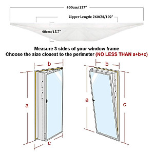 Morningrising Window Seal for Portable Air Conditioner,Window Seal for AC Unit,Push and Pull Window Seal Plate,Open Window Frame Side Soft Board