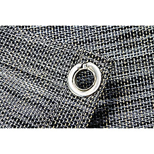 Camco Durable Reversible RV Camper Awning Mat with Carry Bag - Helps Avoids Dirt From Being Tracked - Perfect for Campsites, Beaches, Picnics 7' X 15'- Gray (42812)