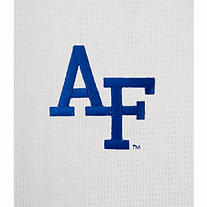 Vantage Apparel Women's Collegiate Micro Mesh Performance White 1/4 Zip Pullover, Air Force Falcons, White, Medium