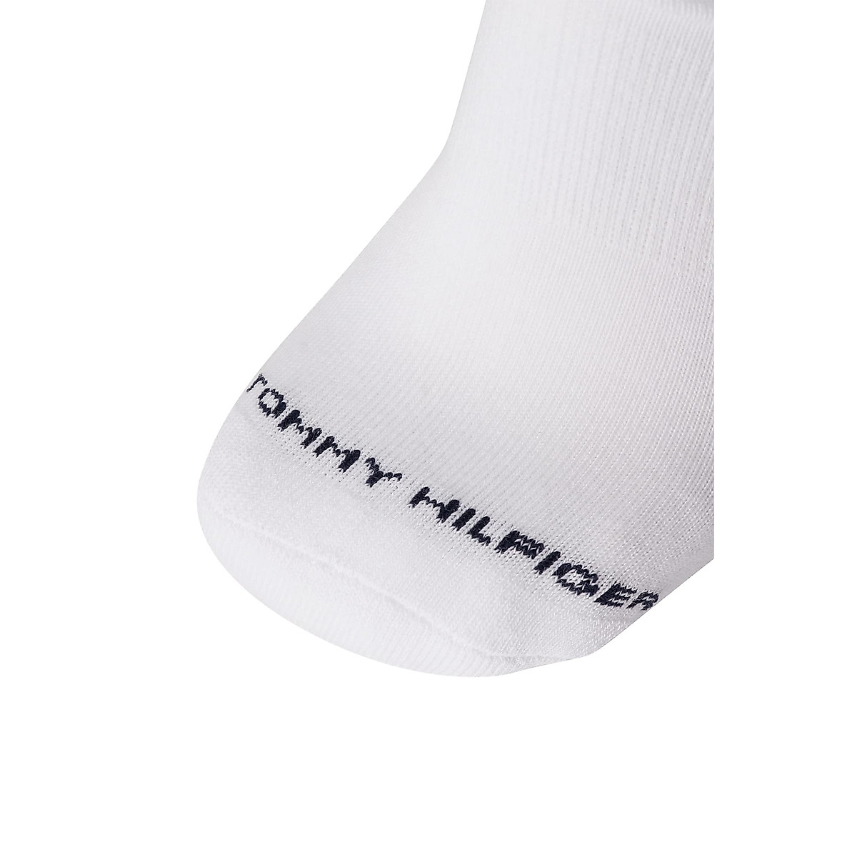 Tommy Hilfiger Men's Athletic Socks - Cushioned Crew Socks (12 Pack), Size 7-12, White Flag