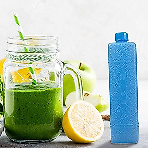 BAIRONG 3pcs Freezer Packs, Ice Packs for Coolers Long Lasting Reusable, Large Capacity Ice Pack - Portable Cooler Freezer Ice Pack for Refrigerator Air Conditioner Fan