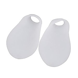 2pcs Silicone Gel Crib Protector Foot Protectors for Feet Nursing Clip Board Foot Pad Toe Sleeve Little Toe Cover Jacket Finger Cot Hammer Care Miss Toe