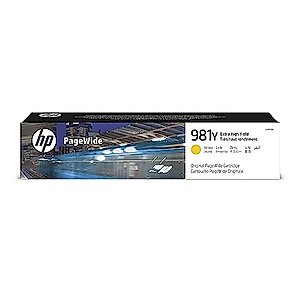 HP 981Y | PageWide-Cartridge Extra High Yield | Yellow | L0R15A