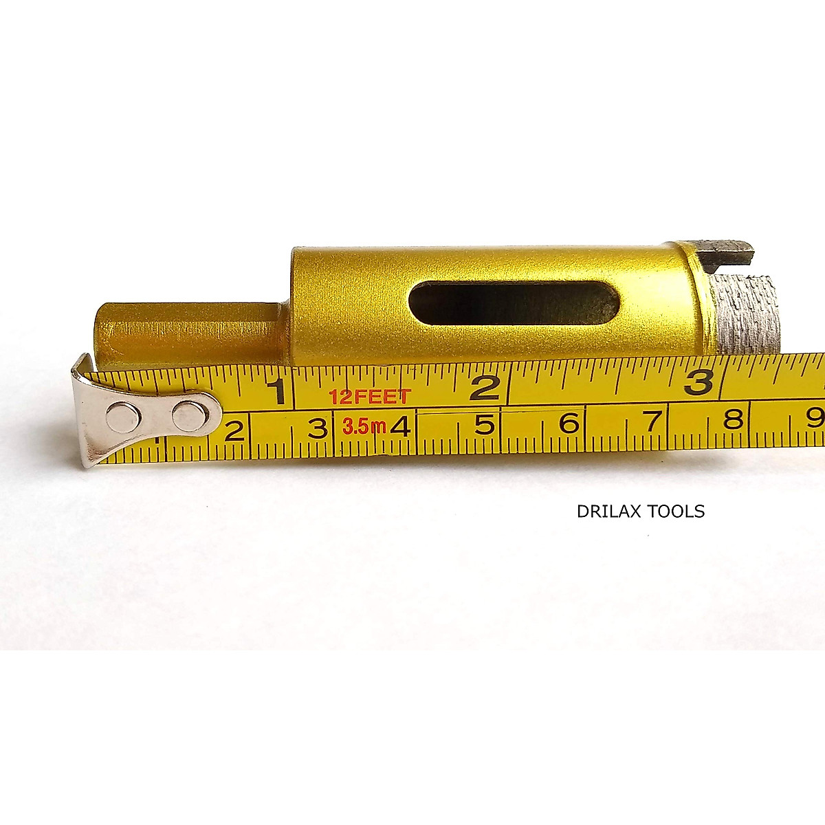 1 Inch Masonry Drill Bit for Concrete Diamond Hole Saw Heavy Duty Dry Core Hole Saw for Concrete, Pavement Stones, Quartz, Granite, Brick, Cinder Block Extra Long Depth of Cut