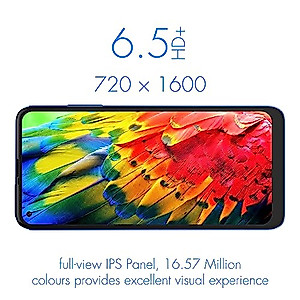 NUU B10 | 2022 | Unlocked | US Warranty| 6.55” HD+ Display | 48MP Triple-Camera | 64GB + 4GB RAM | 4000mAh Battery | Android 11 | (Blue Color)