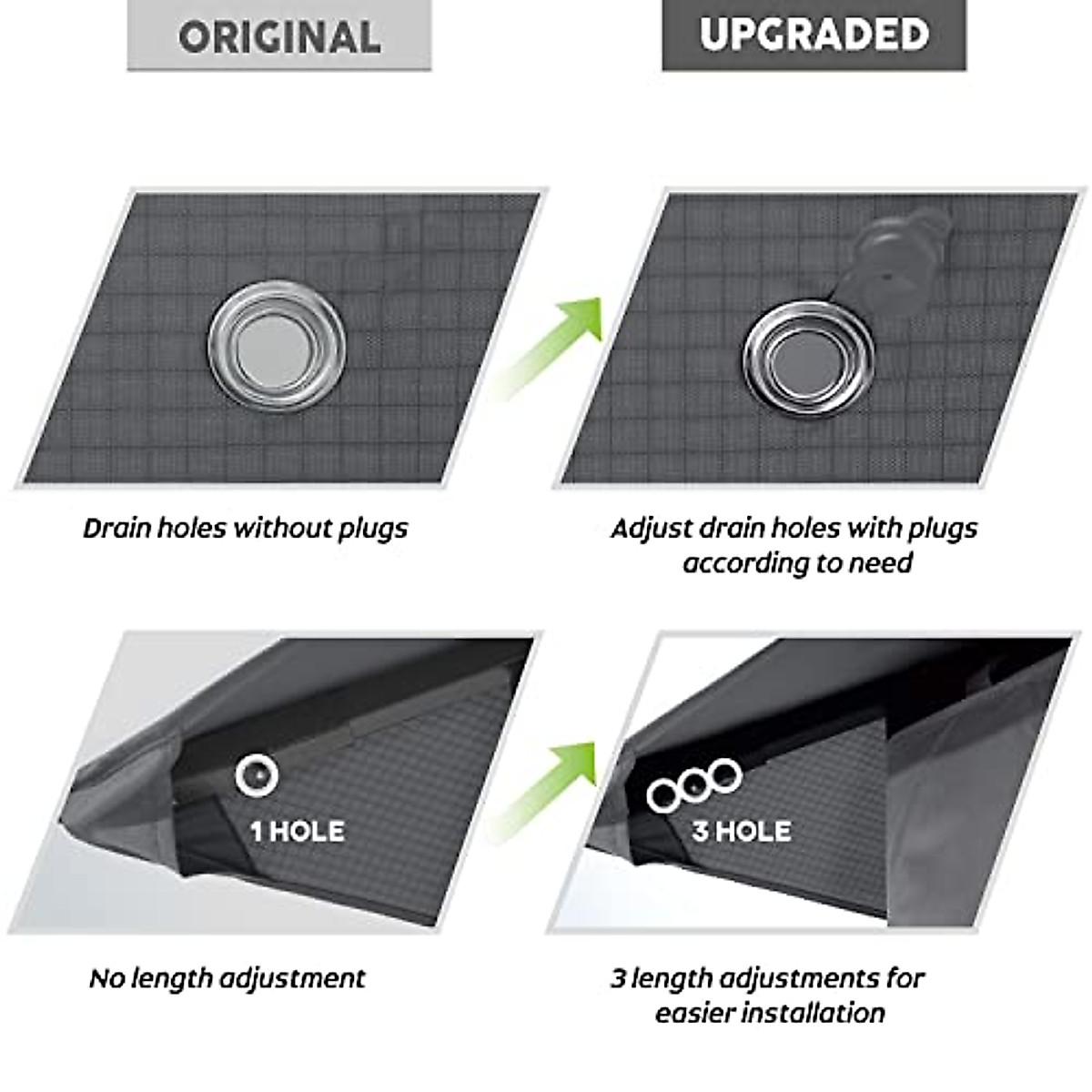 COOSHADE 8x8 Patio Gazebo with Window Curtains Canopy Tent for Outdoor Garden Backyard Dark Grey