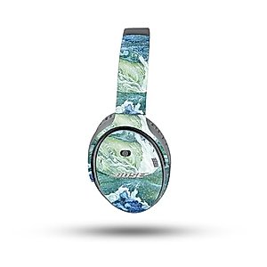 MightySkins Glossy Glitter Skin Compatible with Bose QuietComfort 35 II Headphones - Cyclone Wave | Protective, Durable High-Gloss Glitter Finish | Easy to Apply