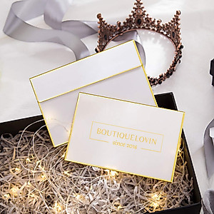 BOUTIQUELOVIN 14K Gold Plated Oval Link Chain Necklaces for Women Dainty Paperclip Necklaces Layering Chains Jewelry 24 Inches 4MM