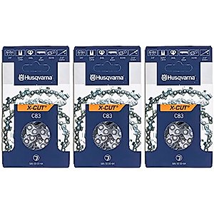 Husqvarna 585550084 24" C83 X-Cut 24" Chain 3/8" .050" 84 DL 3 Pack