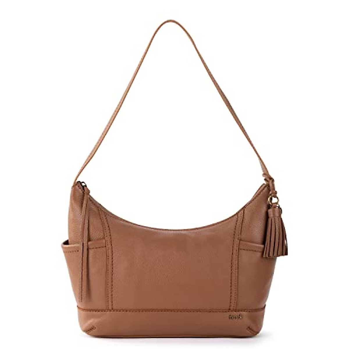 The Sak Womens Leather, & Silhouette, Supple, Kendra Hobo Bag in Leather Timeless Elevated Silhouette Soft Supple Handcrafted Sustainably, Tobacco, One Size US